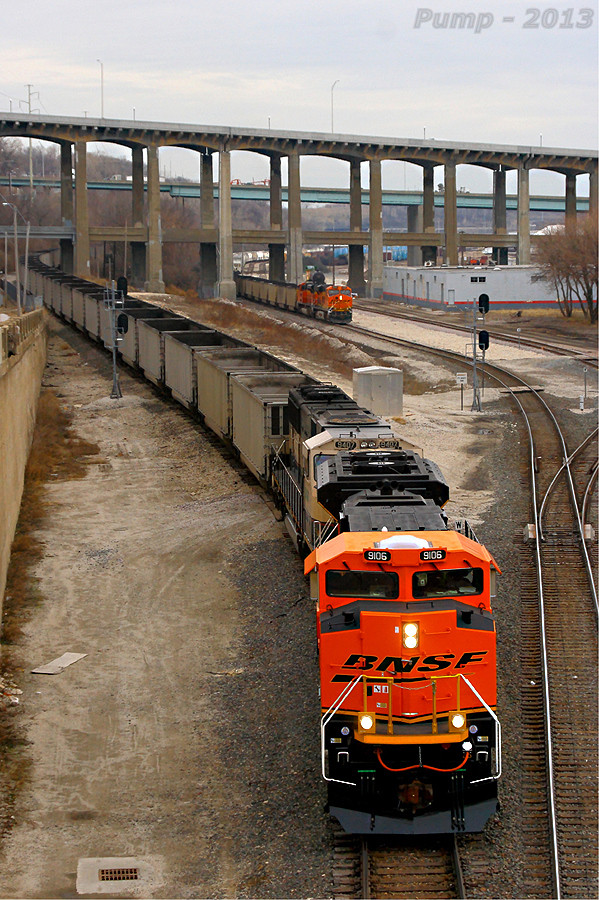 Northbound BNSF Empty Coal Train